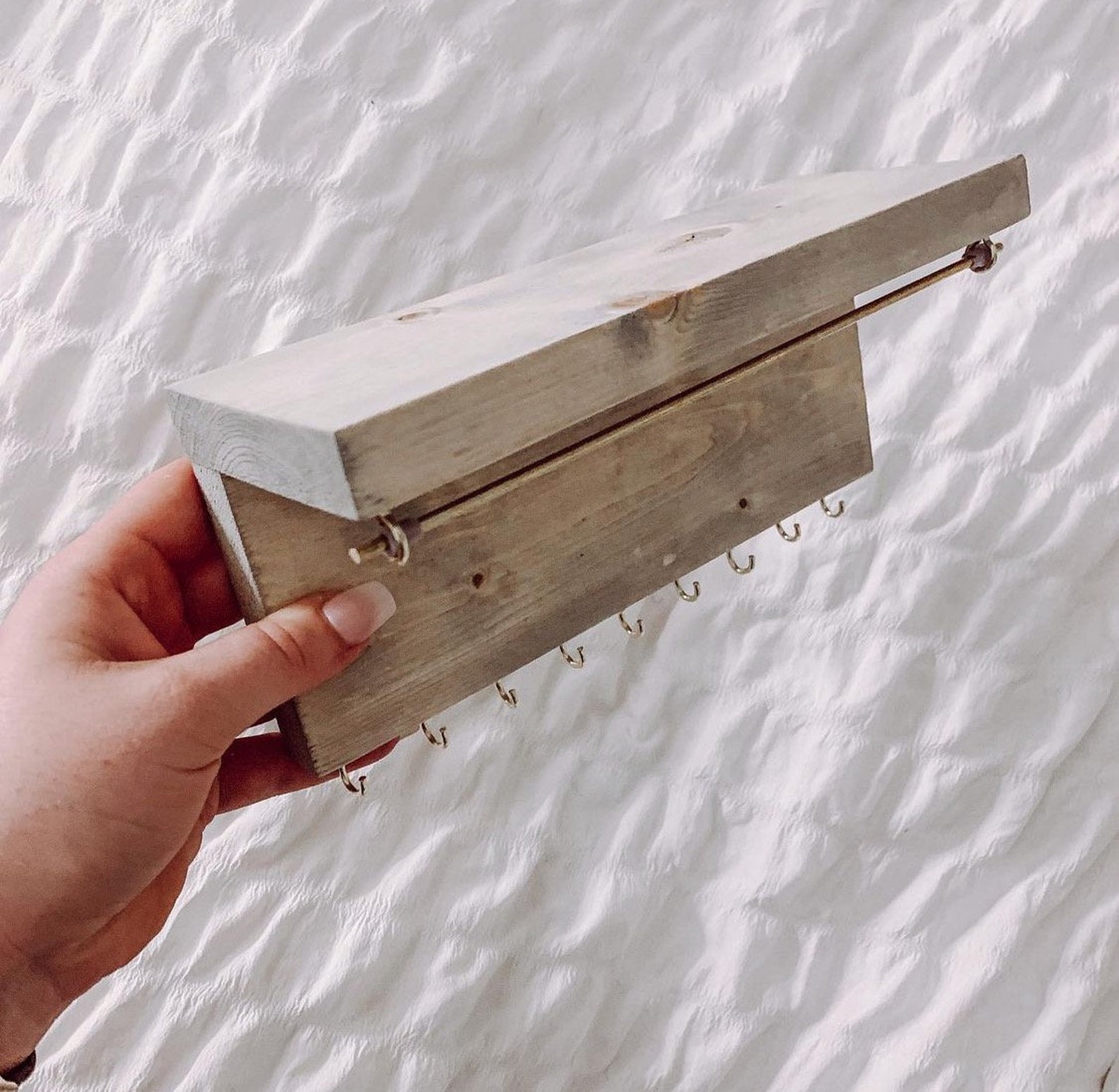 Wood Jewelry Organizer Necklace Holder Wall Mount Jewelry - Etsy