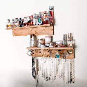 Floating Shelf | Wood Shelf | Wall Mount Perfume Holder | Wall Shelf ...