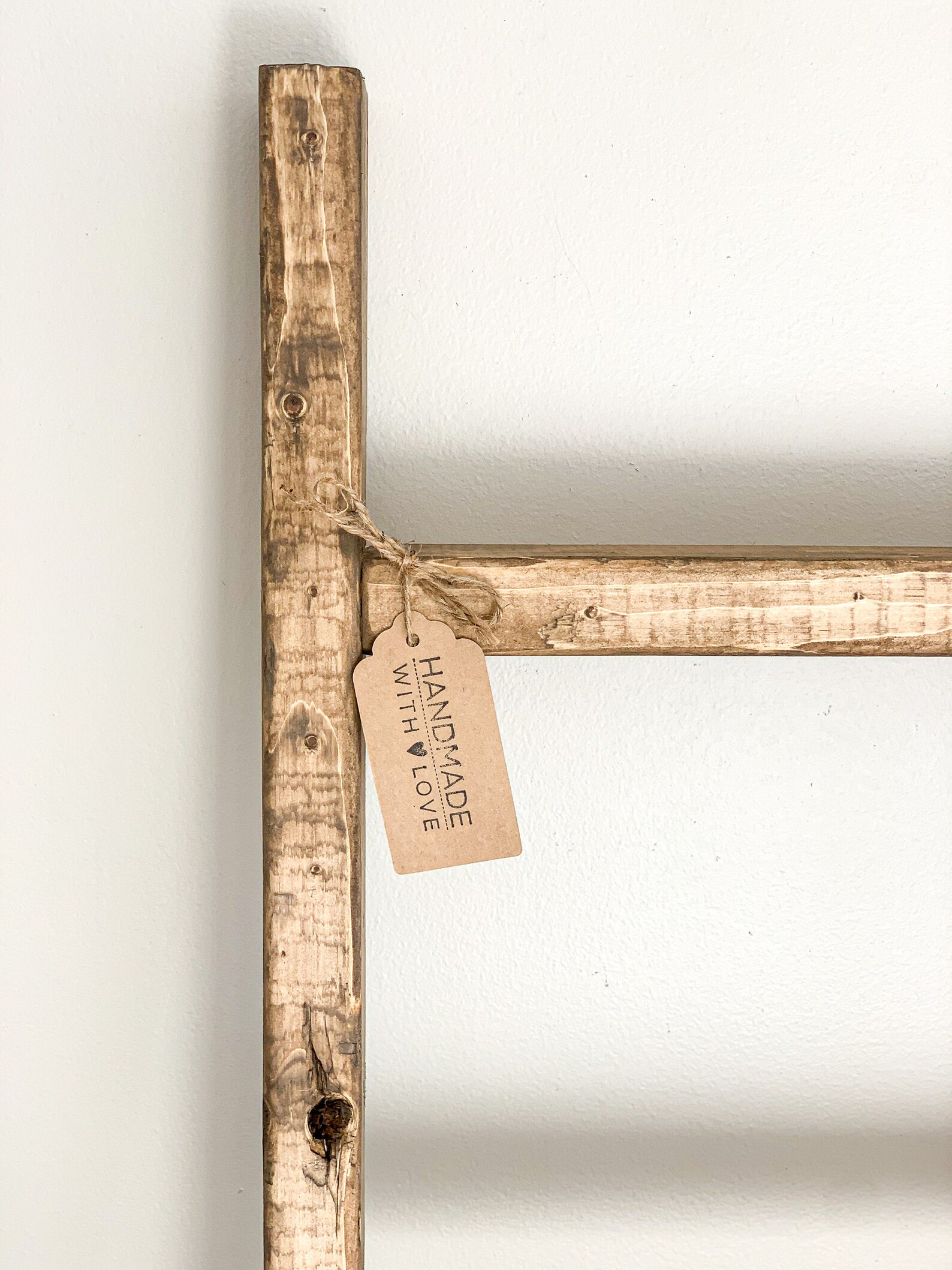 Rustic Farmhouse Decorative Wood Ladder 3 Deep Ladder - Etsy