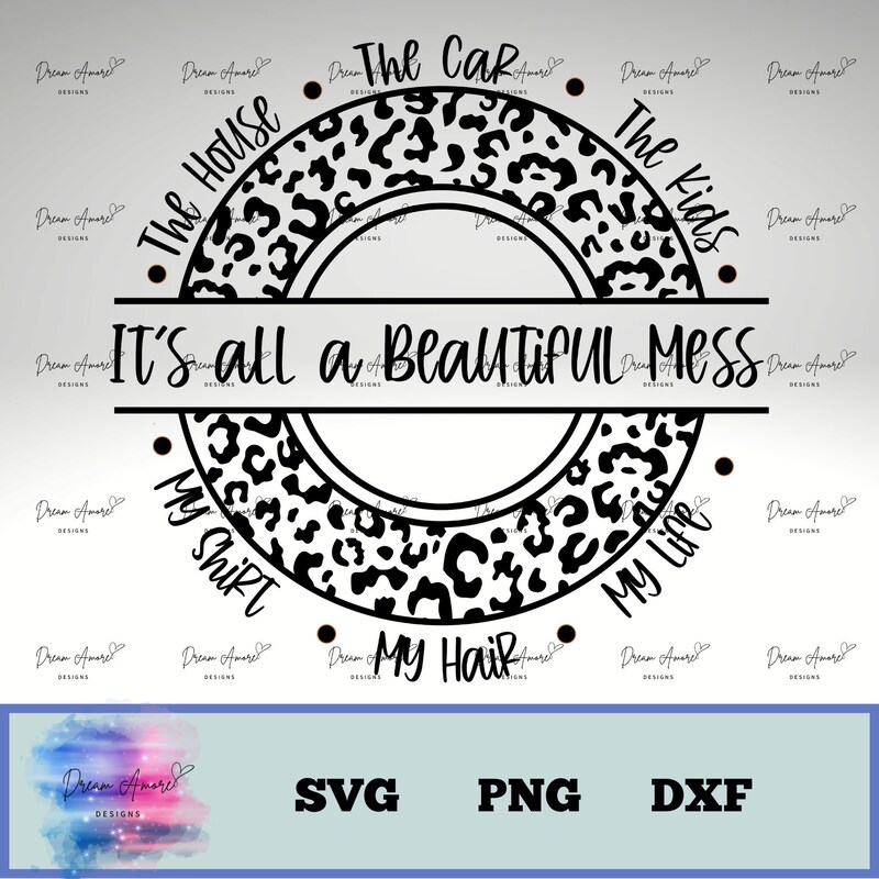 Its All Messy Svg - Etsy