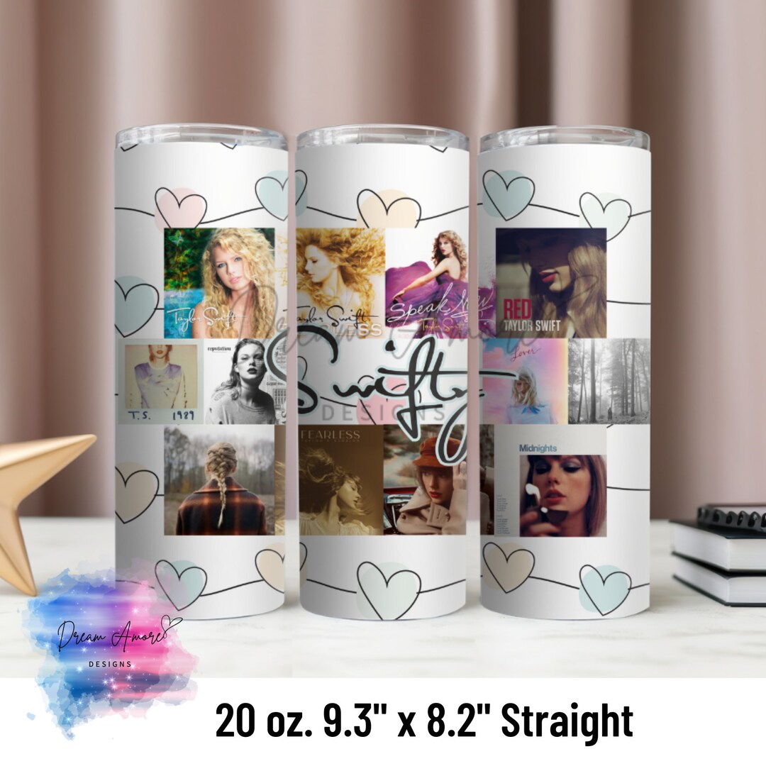 Swifty Heart Tumbler Wrap Taylor Swift Album Tumbler Png - Etsy Australia