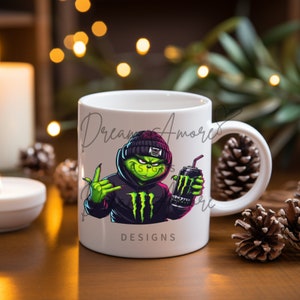 Sublimation Transfers Ready to Press Grinch Drinking a Monster ...