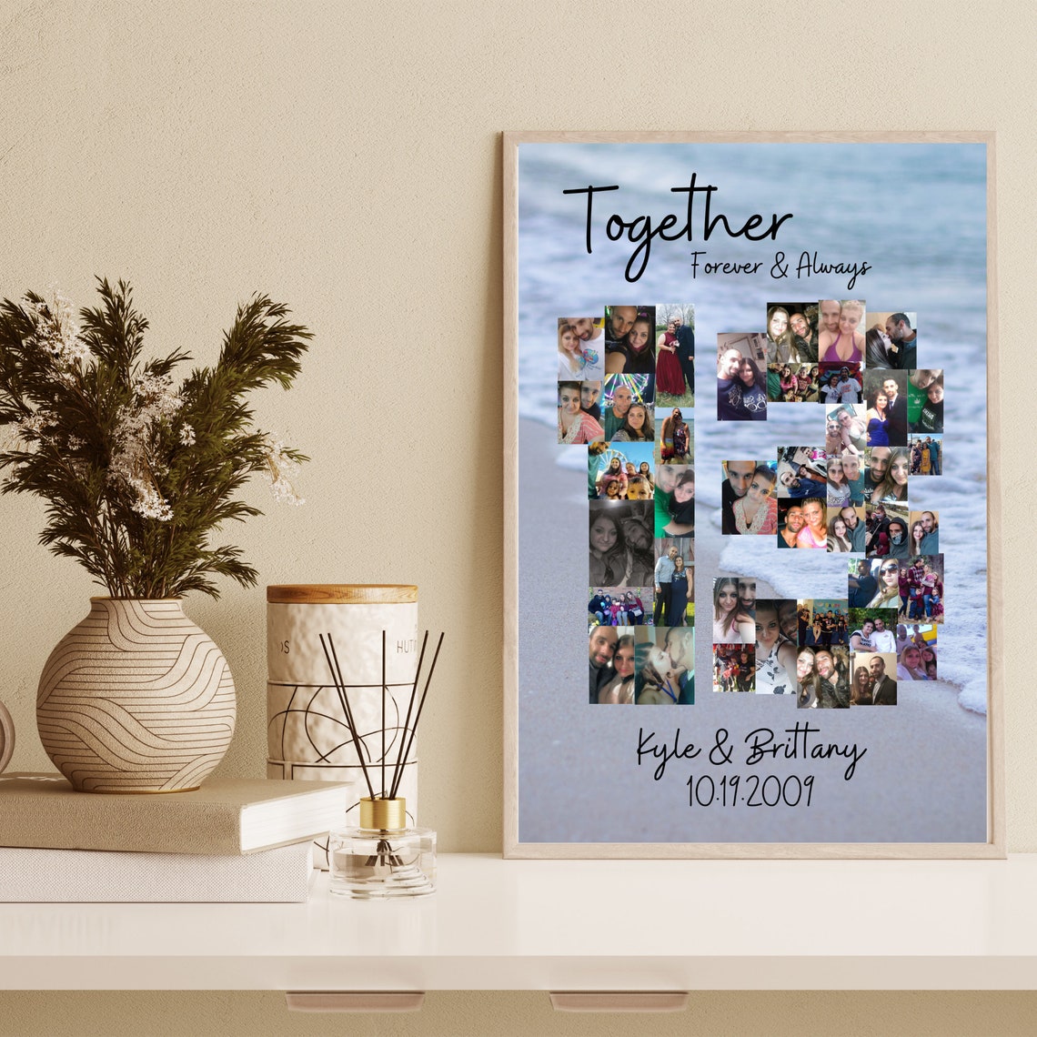 Personalized Photo Collage Printable Photo Collage - Etsy