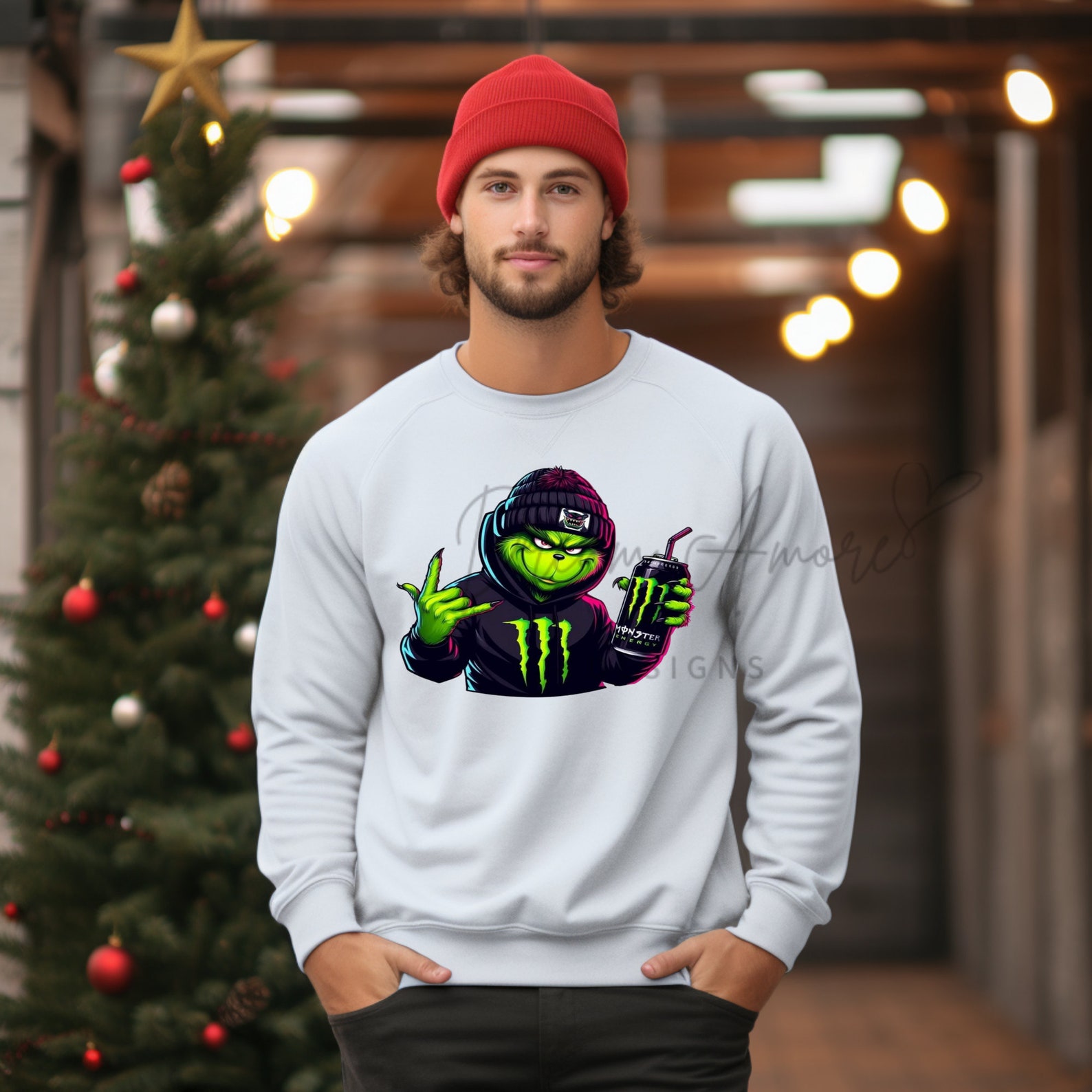 Sublimation Transfers Ready to Press Grinch Drinking a Monster ...