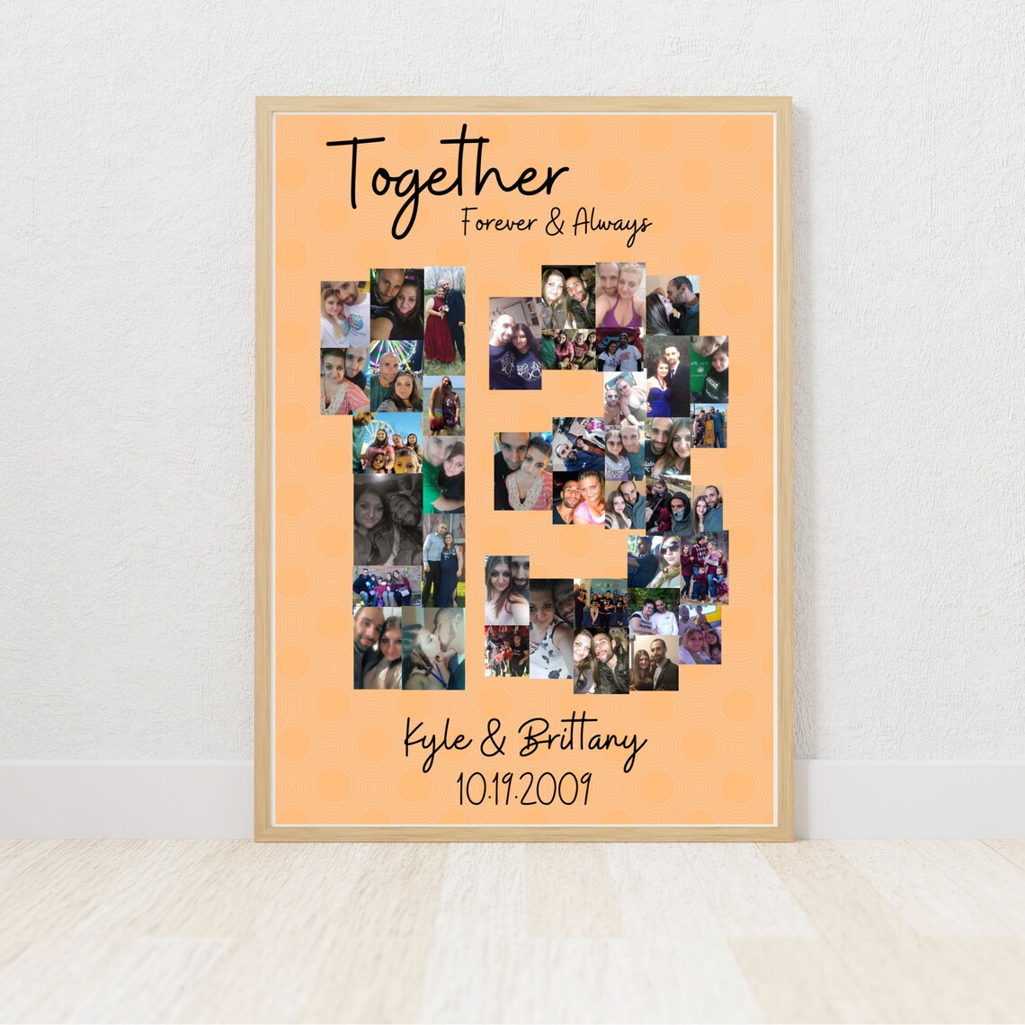 Personalized Photo Collage Printable Photo Collage - Etsy