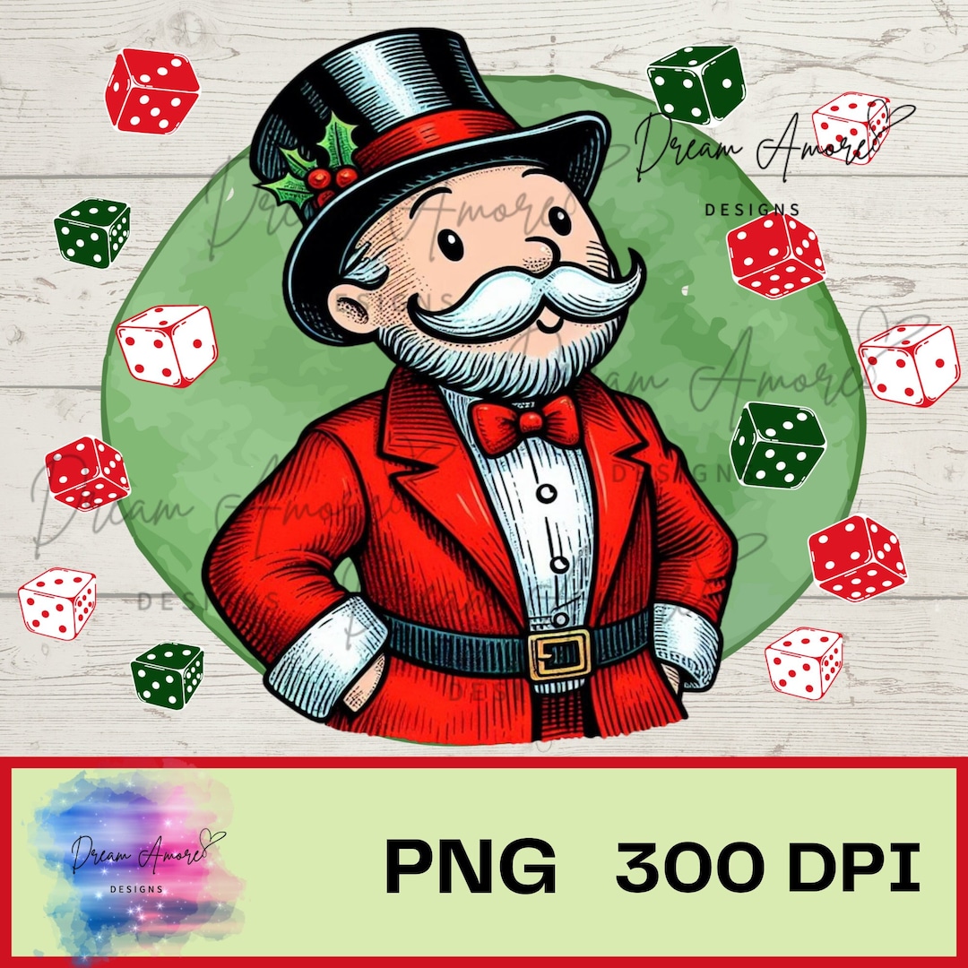 Mr. Monopoly Christmas Png Monopoly Go Png Christmas Monopoly ...