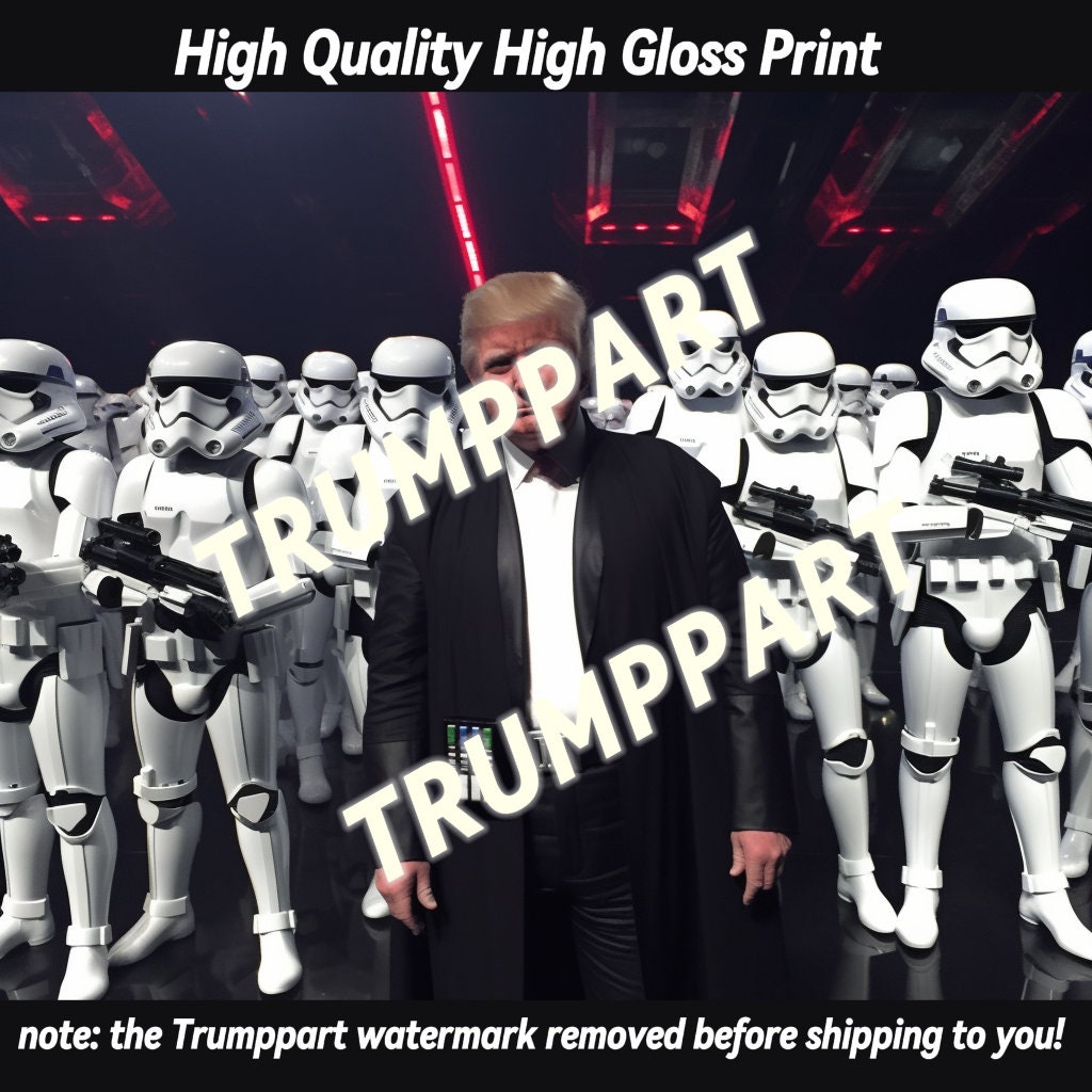 Donald Trump, High-quality Gloss Finish Art, One-of-a-kind for Man-cave ...