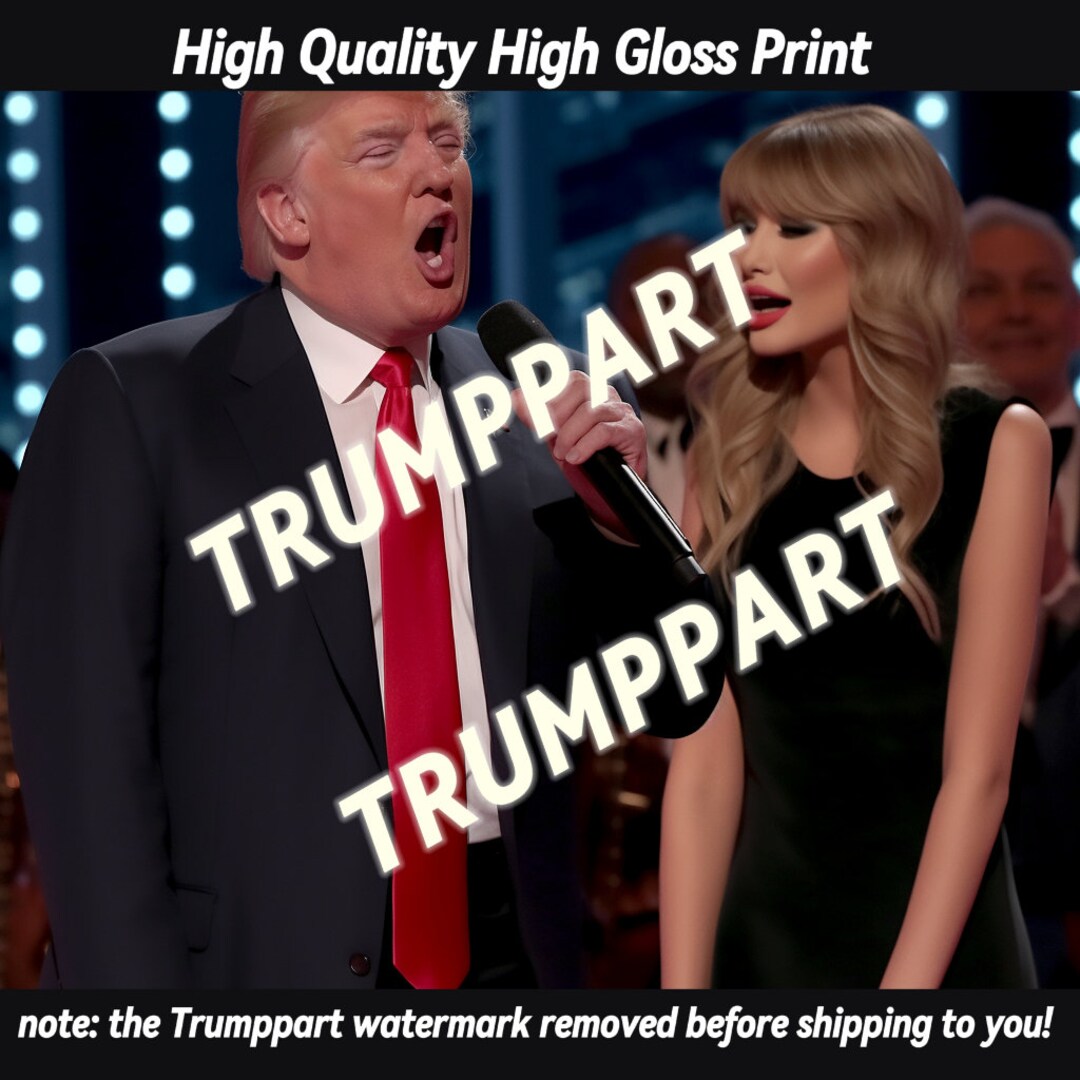 Donald Trump, High-quality Gloss Finish Art, One-of-a-kind for Man-cave ...