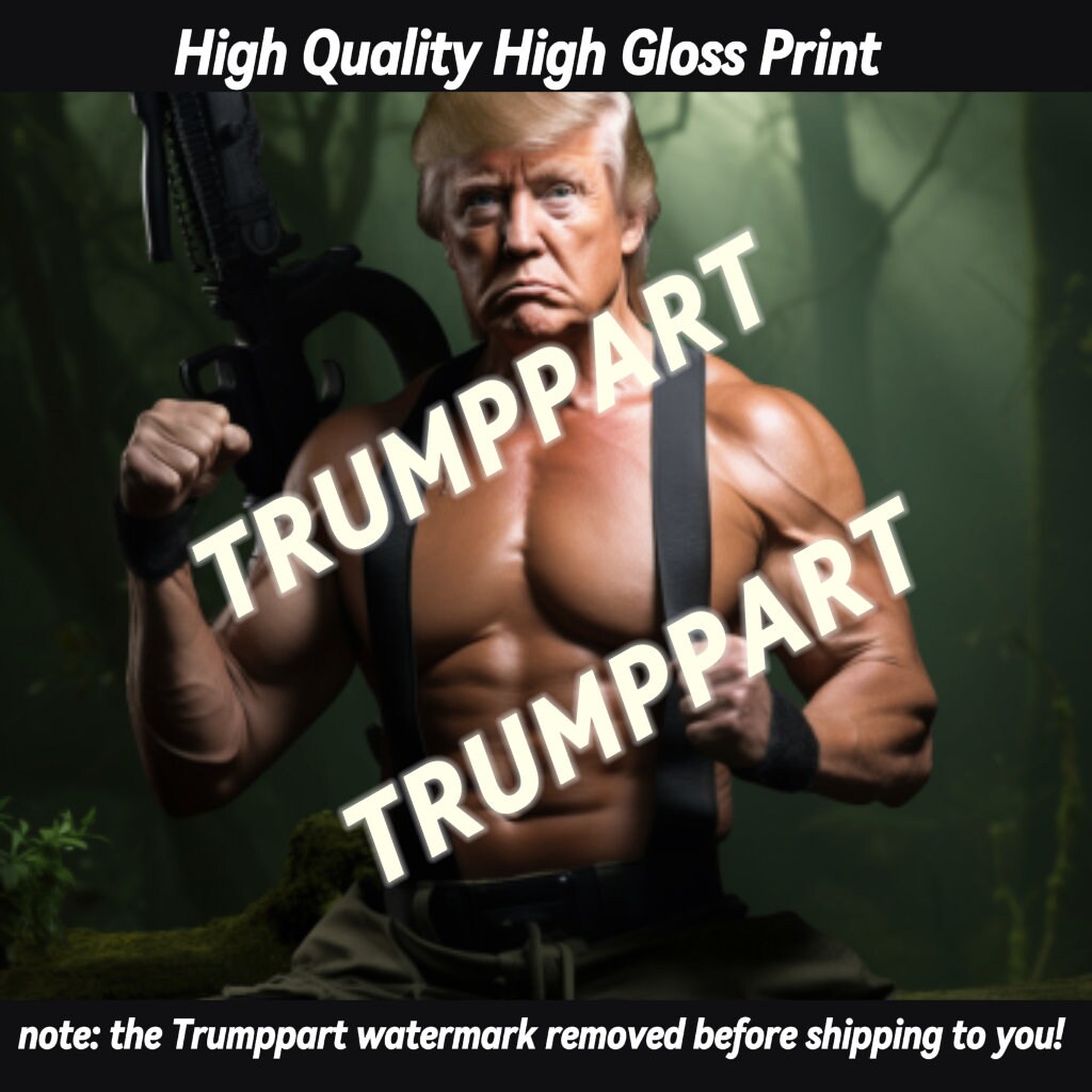 Donald Trump High-quality Gloss Finish Art One-of-a-kind for - Etsy