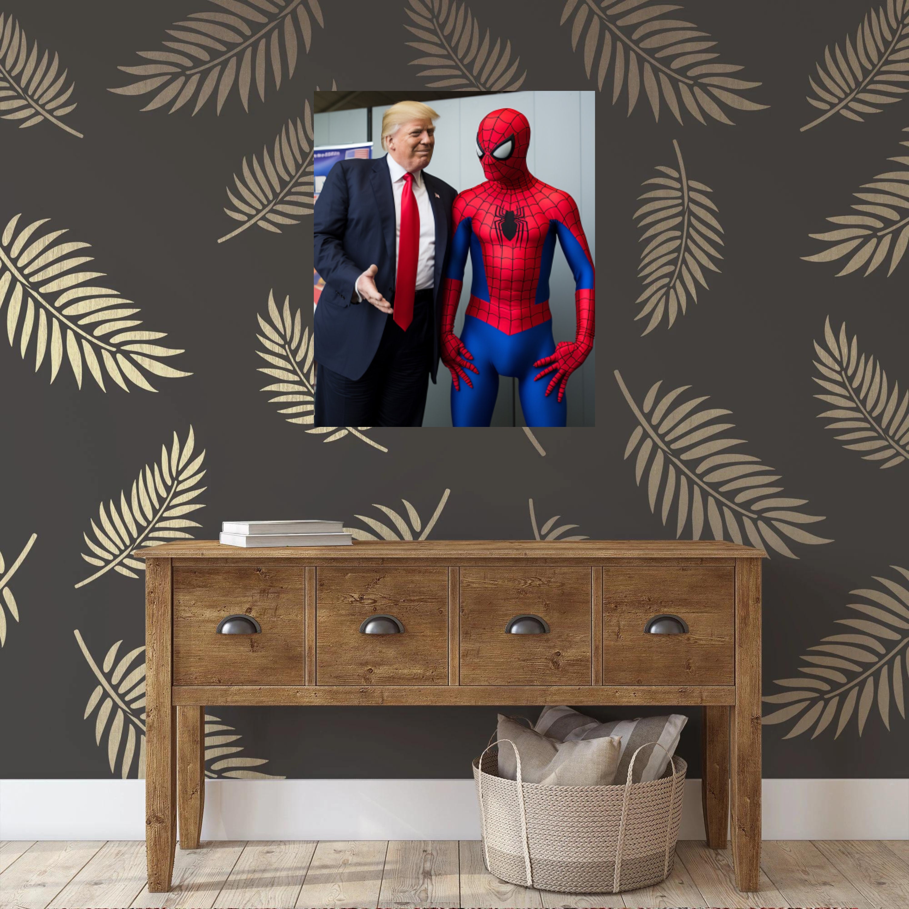 Donald Trump, High-quality Gloss Finish Art, One-of-a-kind for Man-cave ...