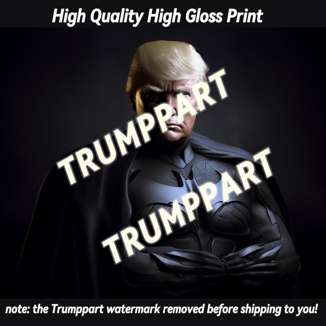 Donald Trump, High-quality Gloss Finish Art, One-of-a-kind for Man-cave ...