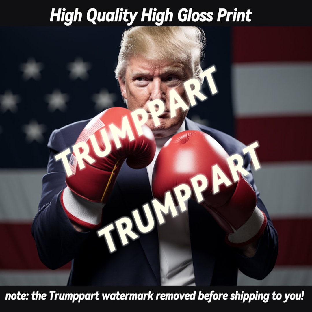 Donald Trump, High-quality Gloss Finish Art, One-of-a-kind for Man-cave ...