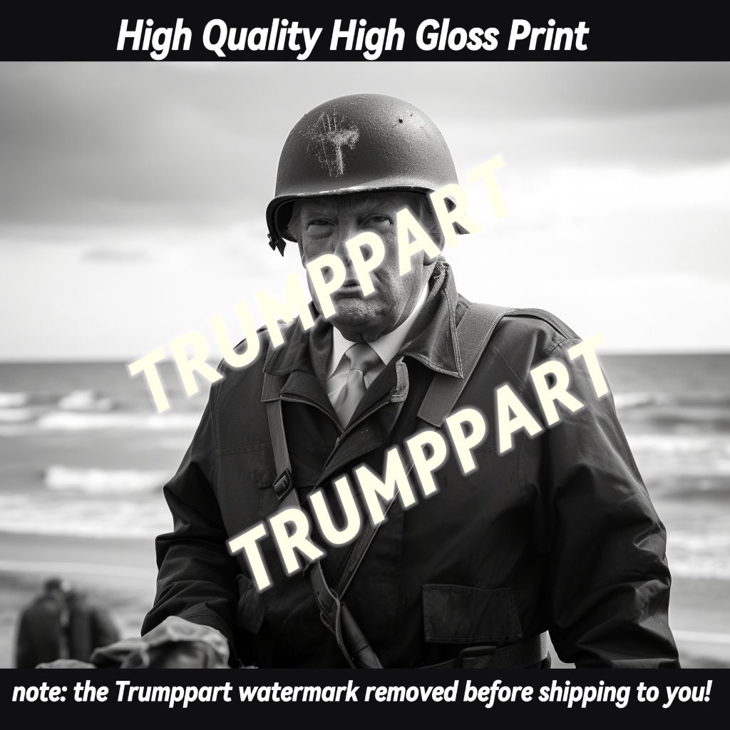 Donald Trump, High-quality Gloss Finish Art, One-of-a-kind for Man-cave ...