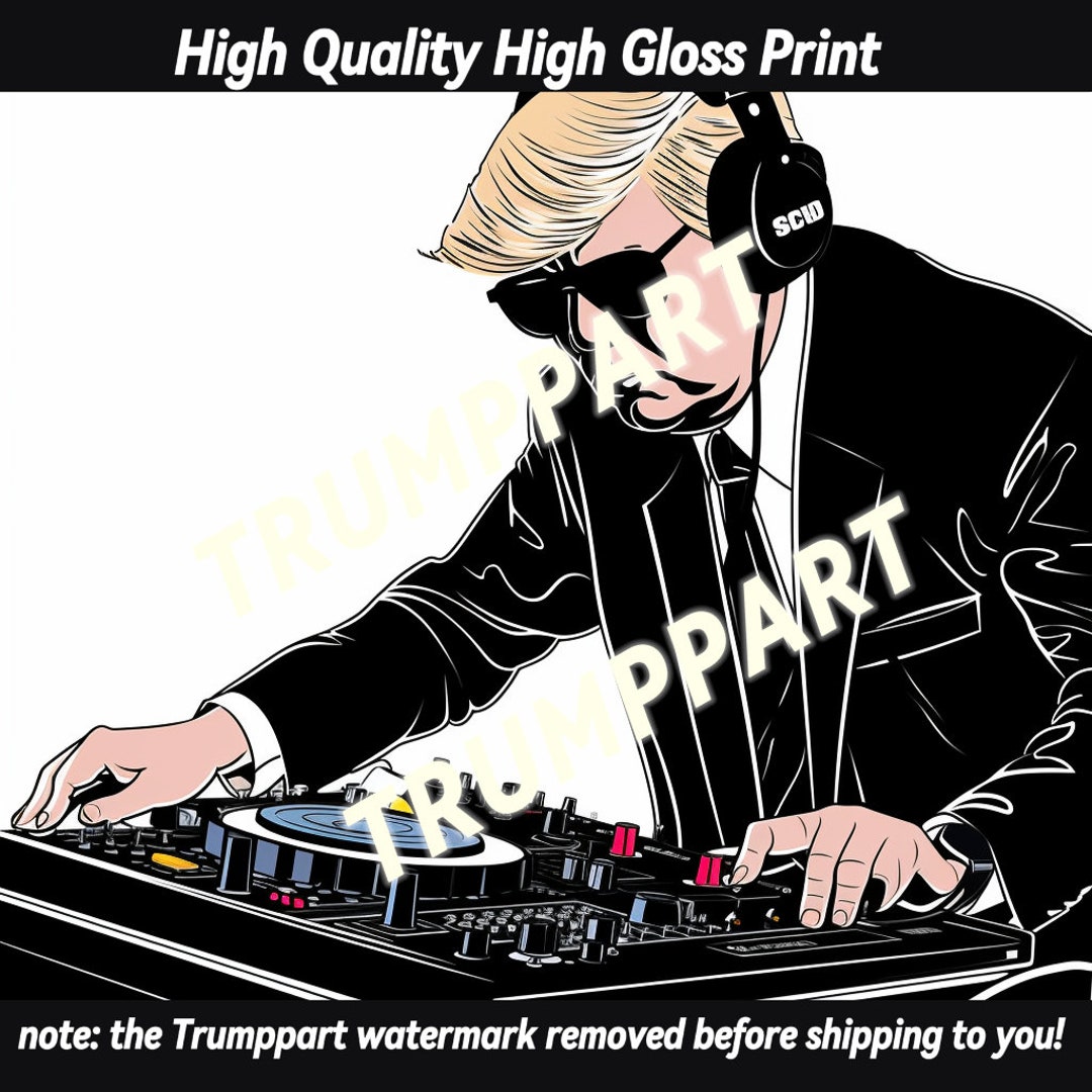 Donald Trump High-quality Gloss Finish Art One-of-a-kind for - Etsy
