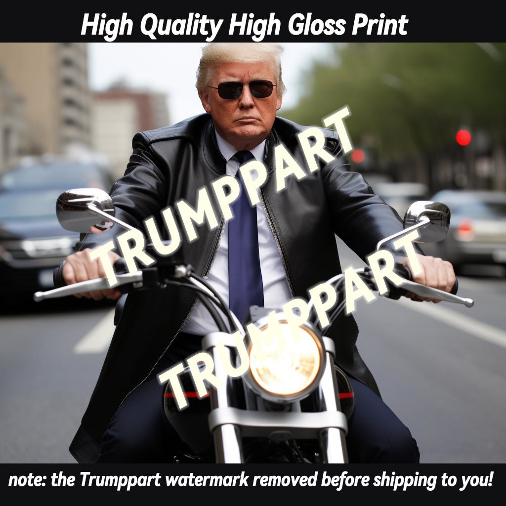 Donald Trump, High-quality Gloss Finish Art, One-of-a-kind for Man-cave ...