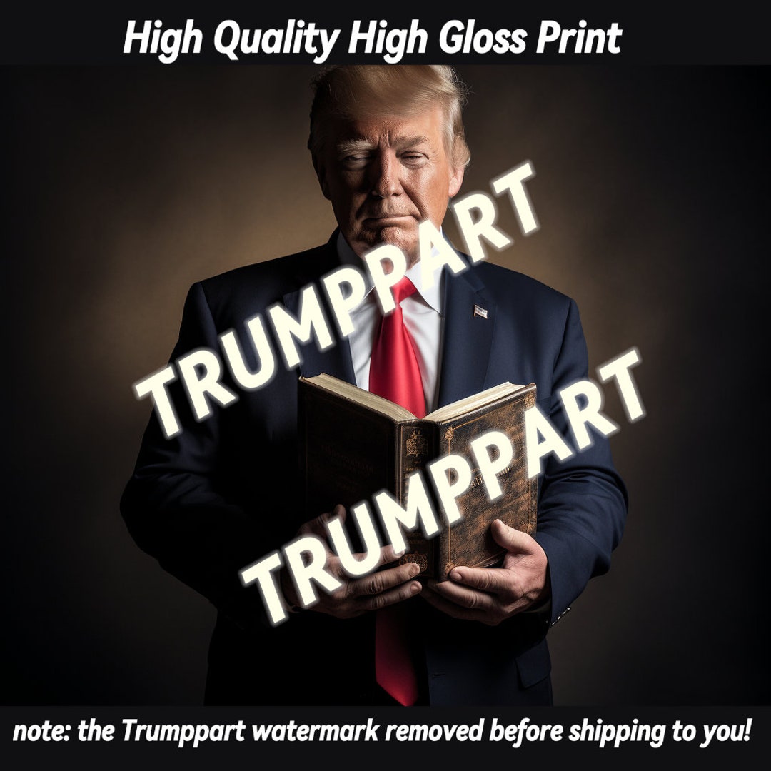 Donald Trump, High-quality Gloss Finish Art, One-of-a-kind for Man-cave ...