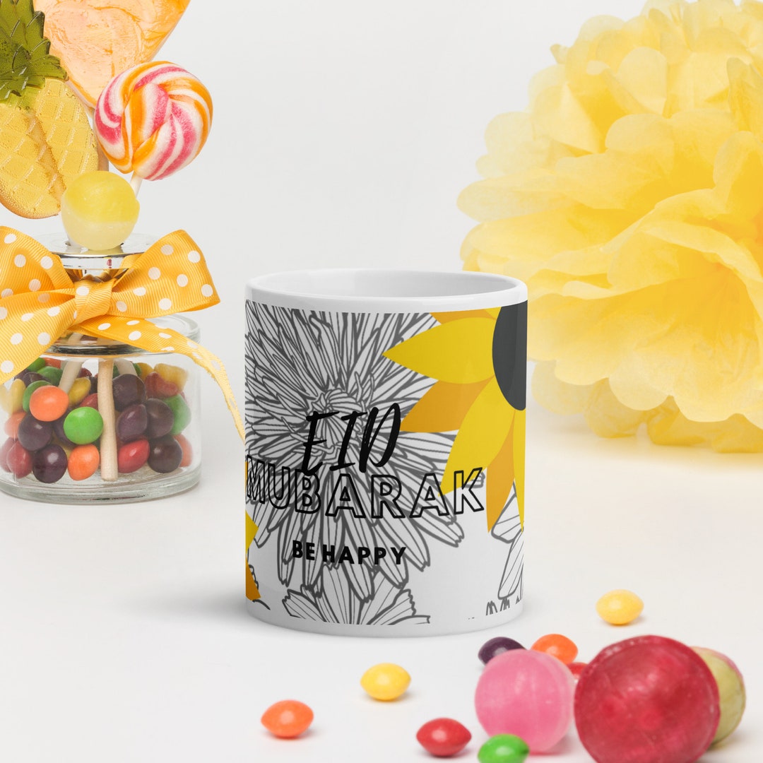 Buy Happy Eid Coffee Mug, Eid Mubarak Coffee Mug, Eid Gift, Eid Gift ...