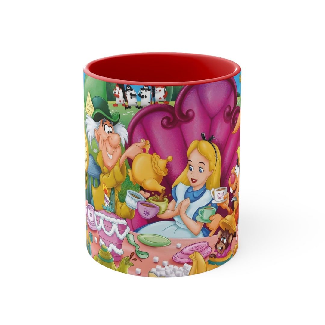 Alice Having Tea in Wonderland From the Disney's Classic Movie Alice in ...