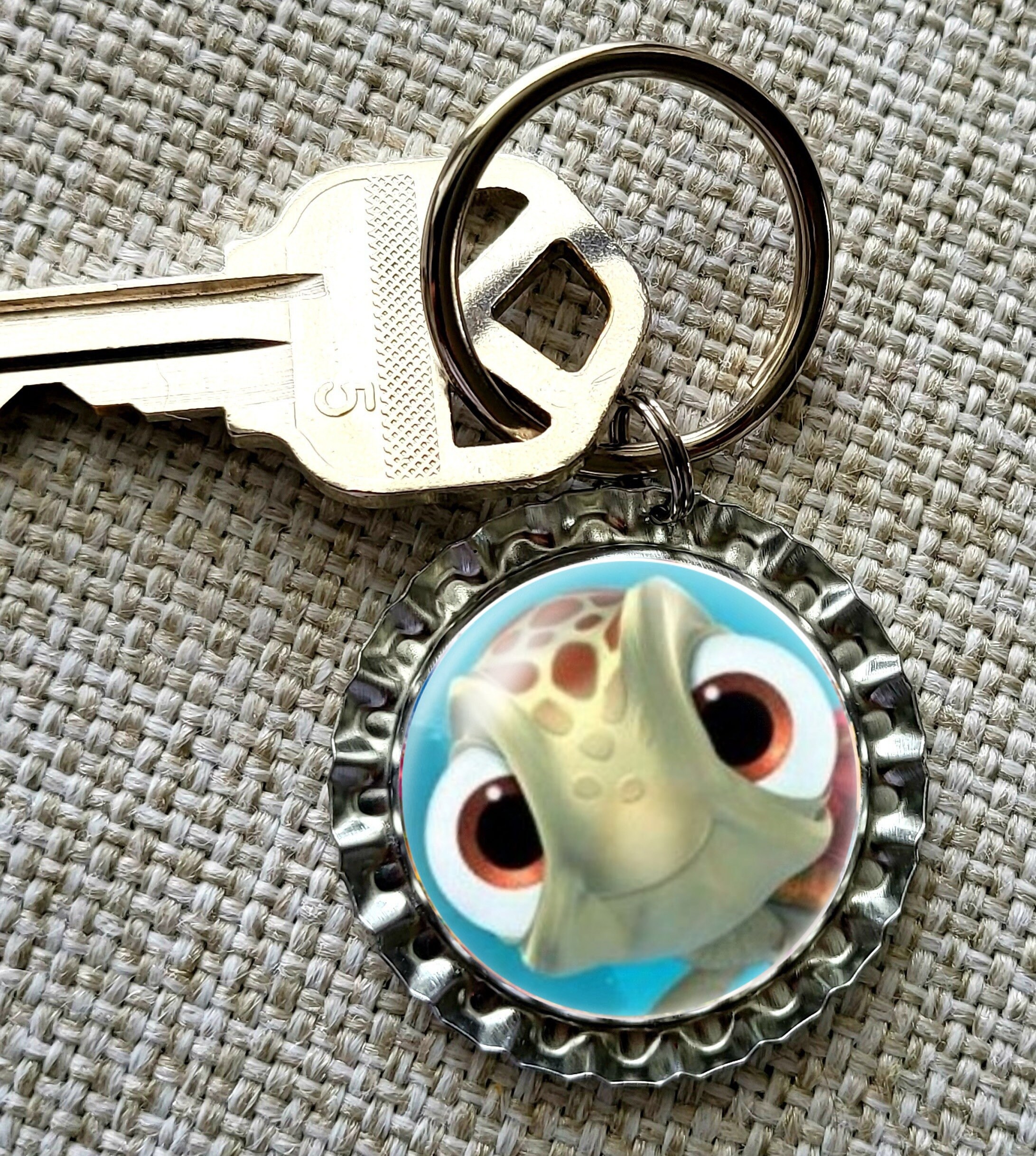 Squirt. From Disney's Finding Nemo. Bottlecap Keychain - Etsy