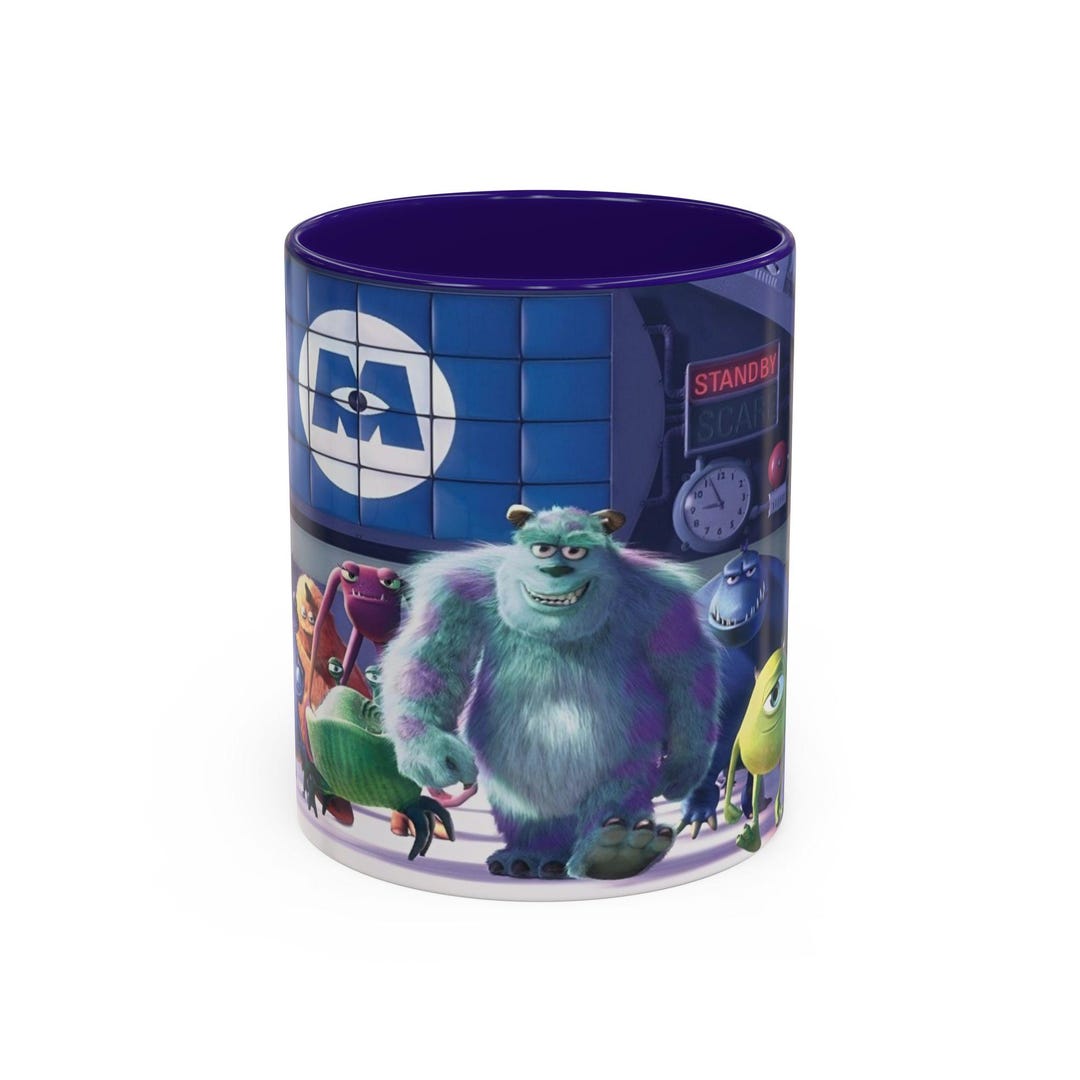 Monsters Inc Coffee Mug. Colorful Mugs (11oz) - Etsy