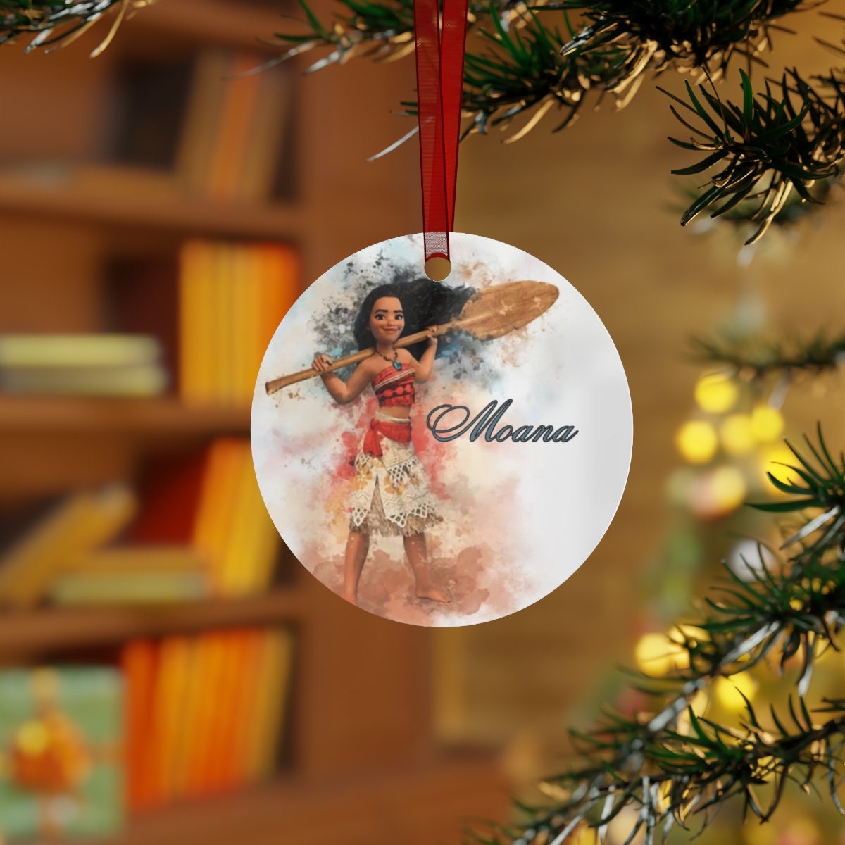 Moana Christmas Ornament From Disney Movie Moana Christmas Metal ...