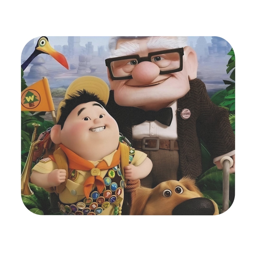 Disney's UP. Carl, Russell and Dug Mouse Pad (rectangle) - Etsy