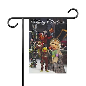 Disney the Muppets Playing the Christmas Carol Garden or Home Flag ...