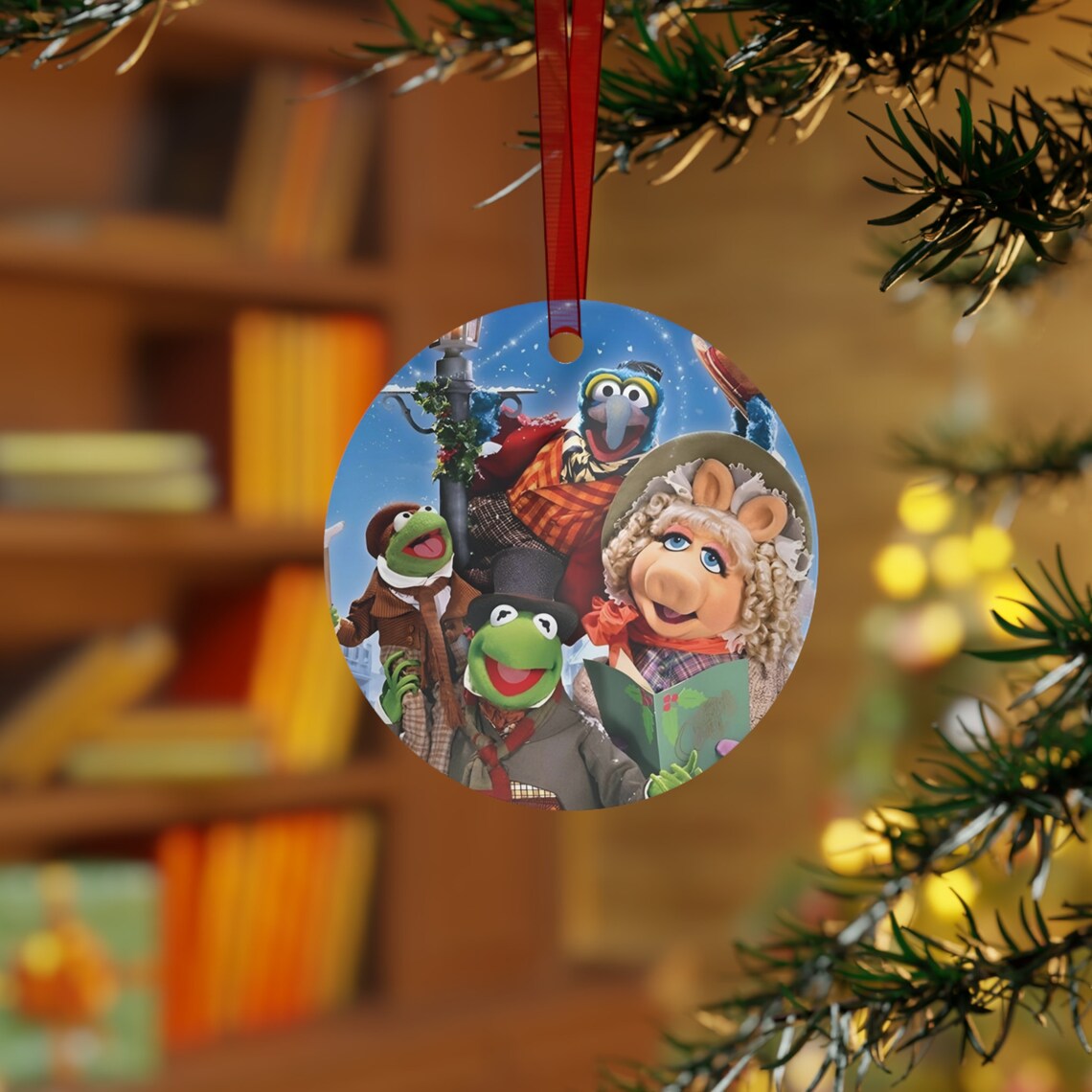 Disney the Muppets Christmas Carol Metal Ornament Featuring Kermit the ...