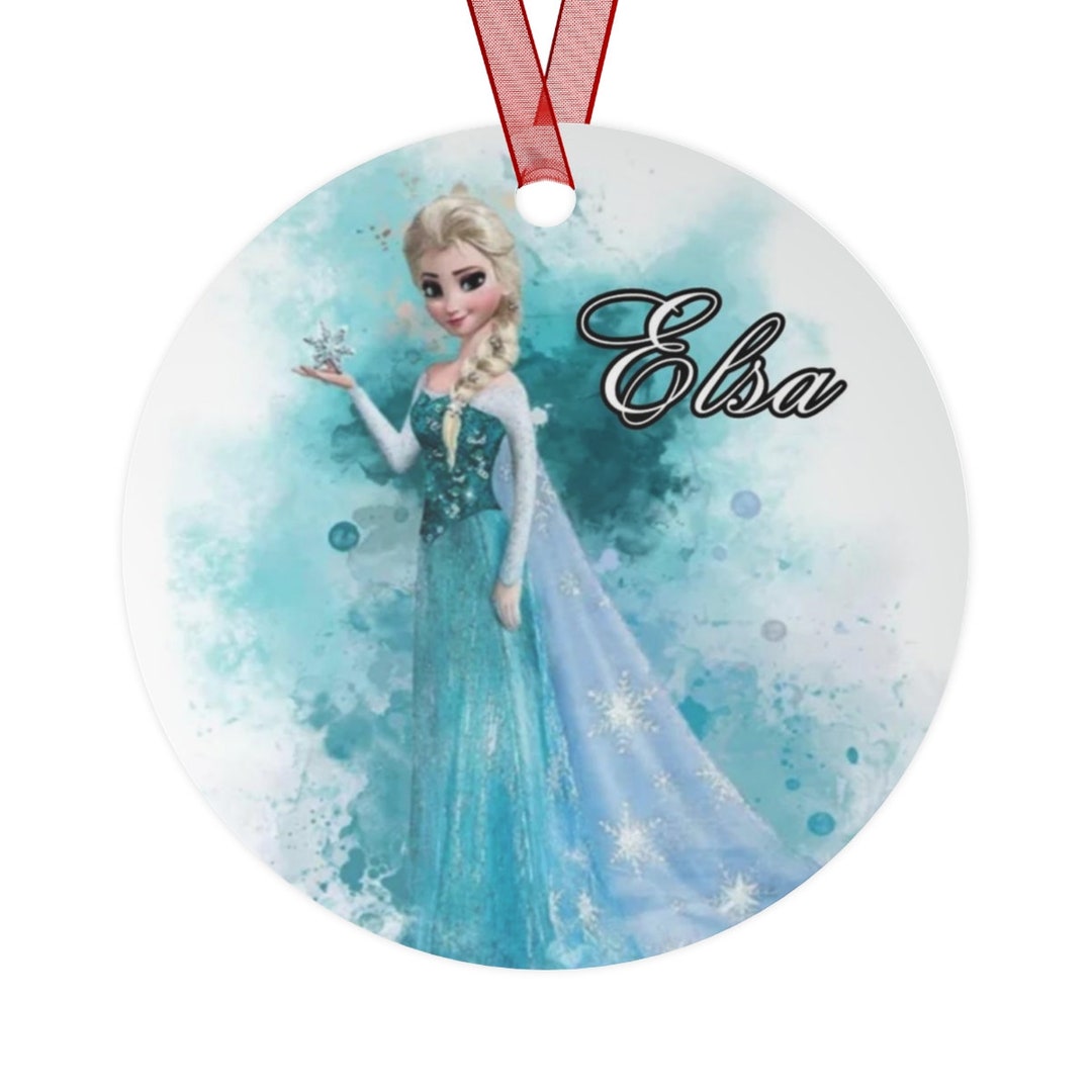 Elsa Christmas Ornament. Disney Princess From the Movie Frozen Metal ...