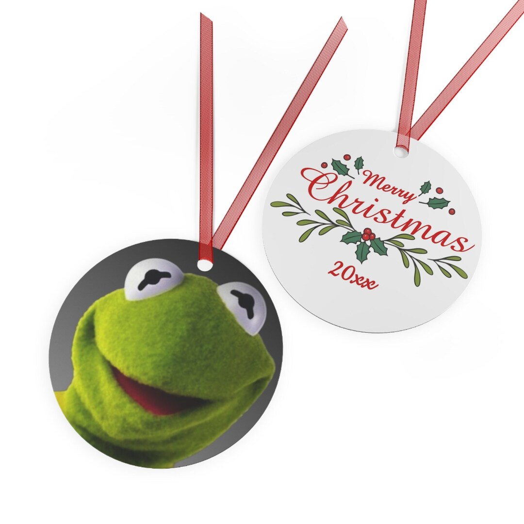Kermit the Frog From the Muppets Metal Christmas Ornament - Etsy