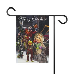 Disney the Muppets Playing the Christmas Carol Garden or Home Flag ...