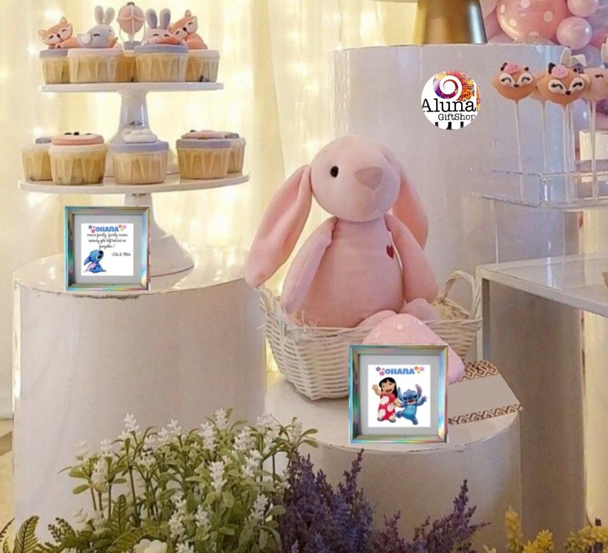 Disney's Stich Ohana 2 in 1 Images Mini Iridescent Frame. Perfect for ...