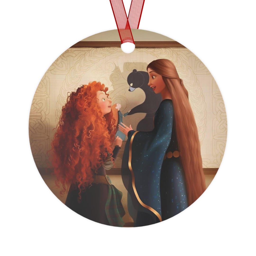 Brave Christmas Ornament: Merida and Elinor, Mother's Embrace ...