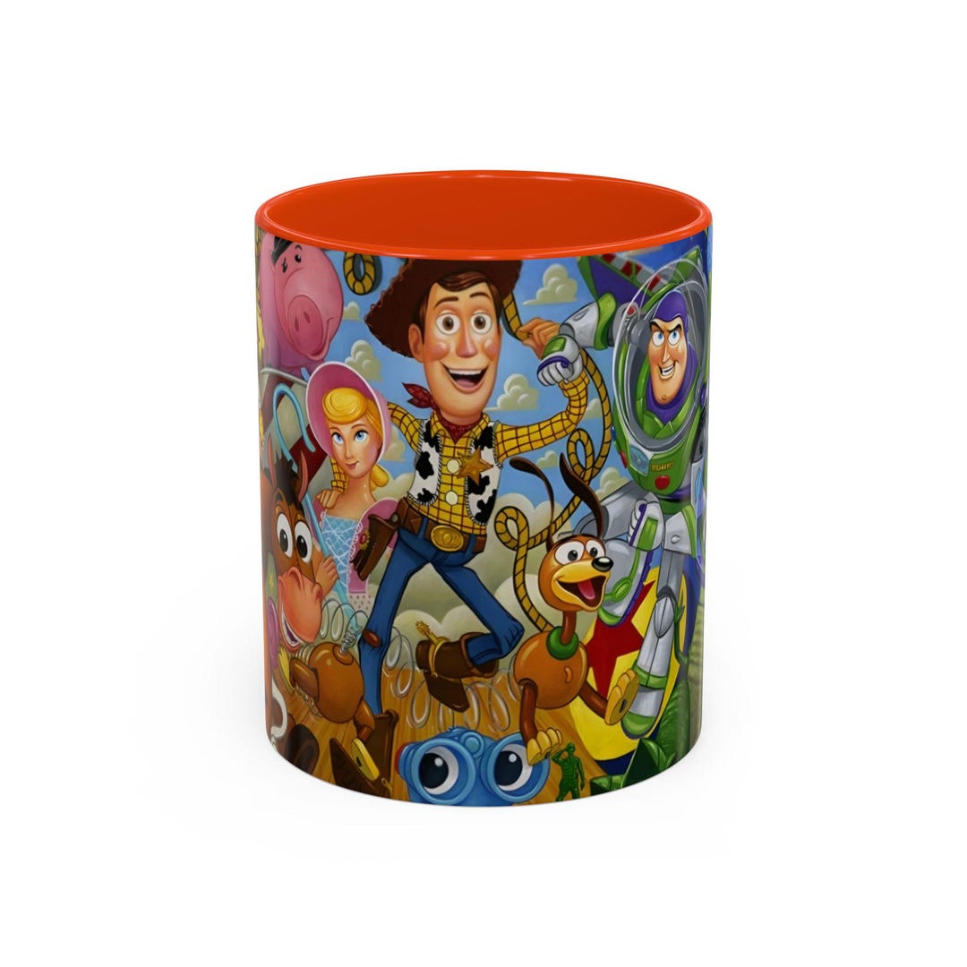 Disney Toy Story Colorful Coffee Mugs (11oz) - Etsy