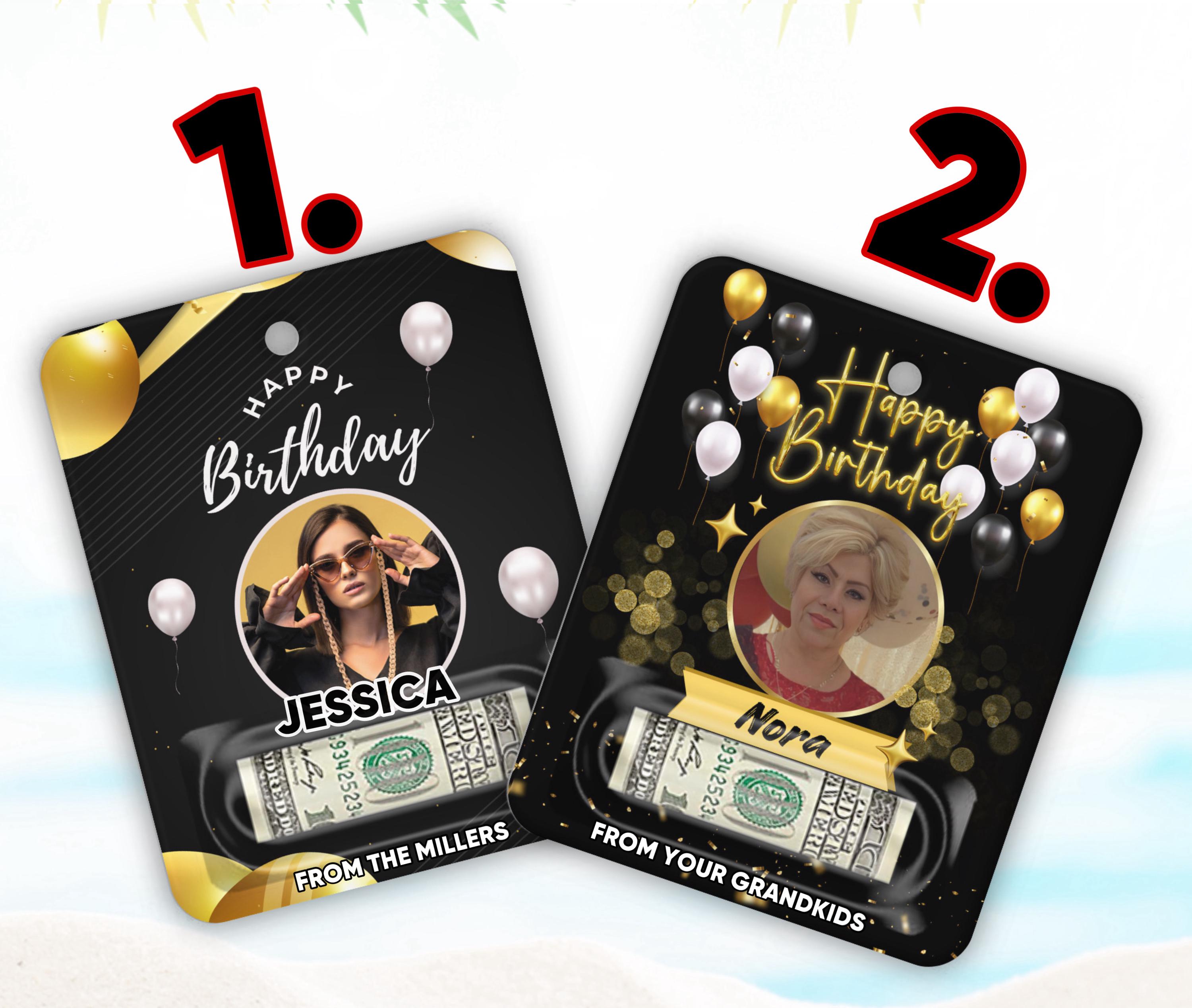 Custom Birthday Money Card, Custom Money Cards, Birthday Cards, Custom ...