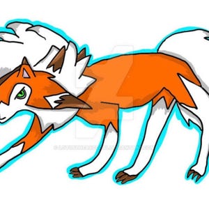 Pokémon Dusk Lycanroc Acrylic Holographic Keychain - Etsy