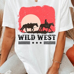 Wild West Graphic Tee Unisex Fit - Etsy