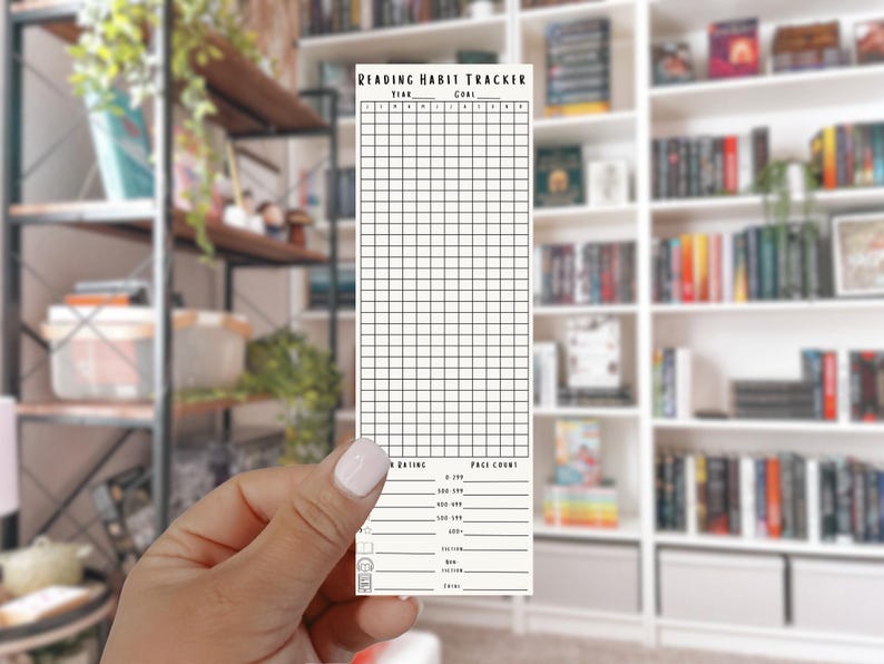 Reading Tracker Bookmark Bundle | Printable Gift for Book Lovers (PDF ...