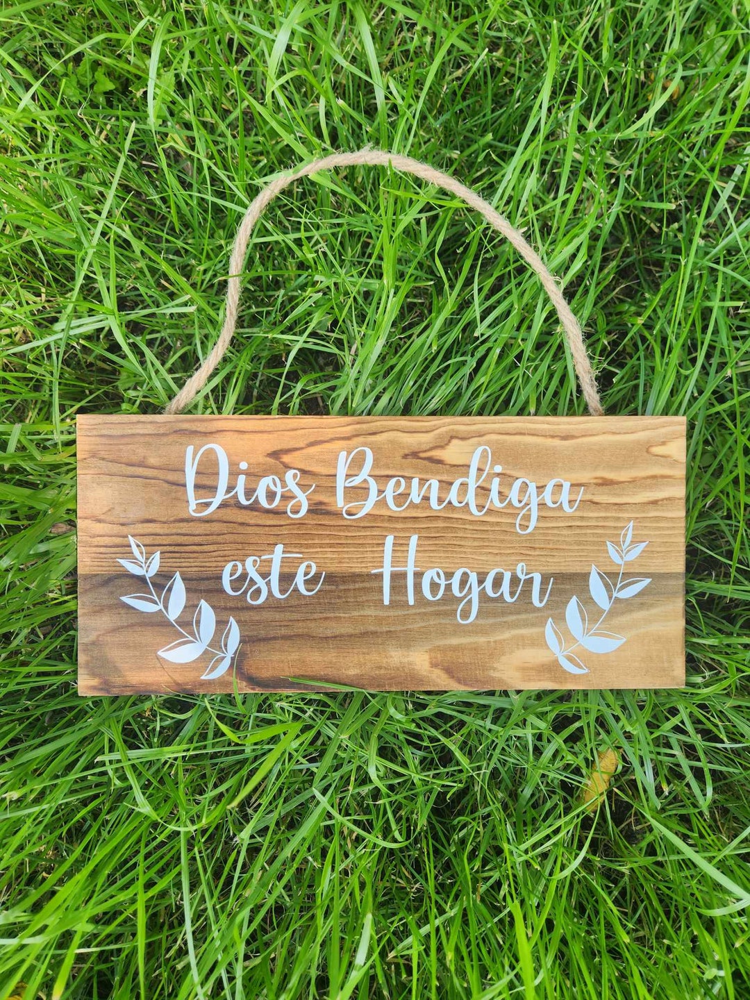 Dios Bendiga Este Hogar Small Wood Sign - Etsy