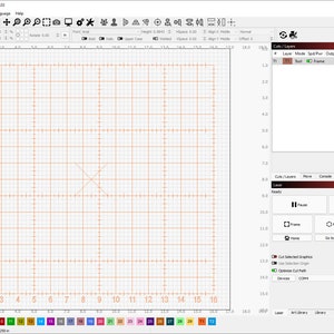 Lightburn Laser Grid Set for Xtool D1 | 432mm X 406mm | 17" X 16 ...