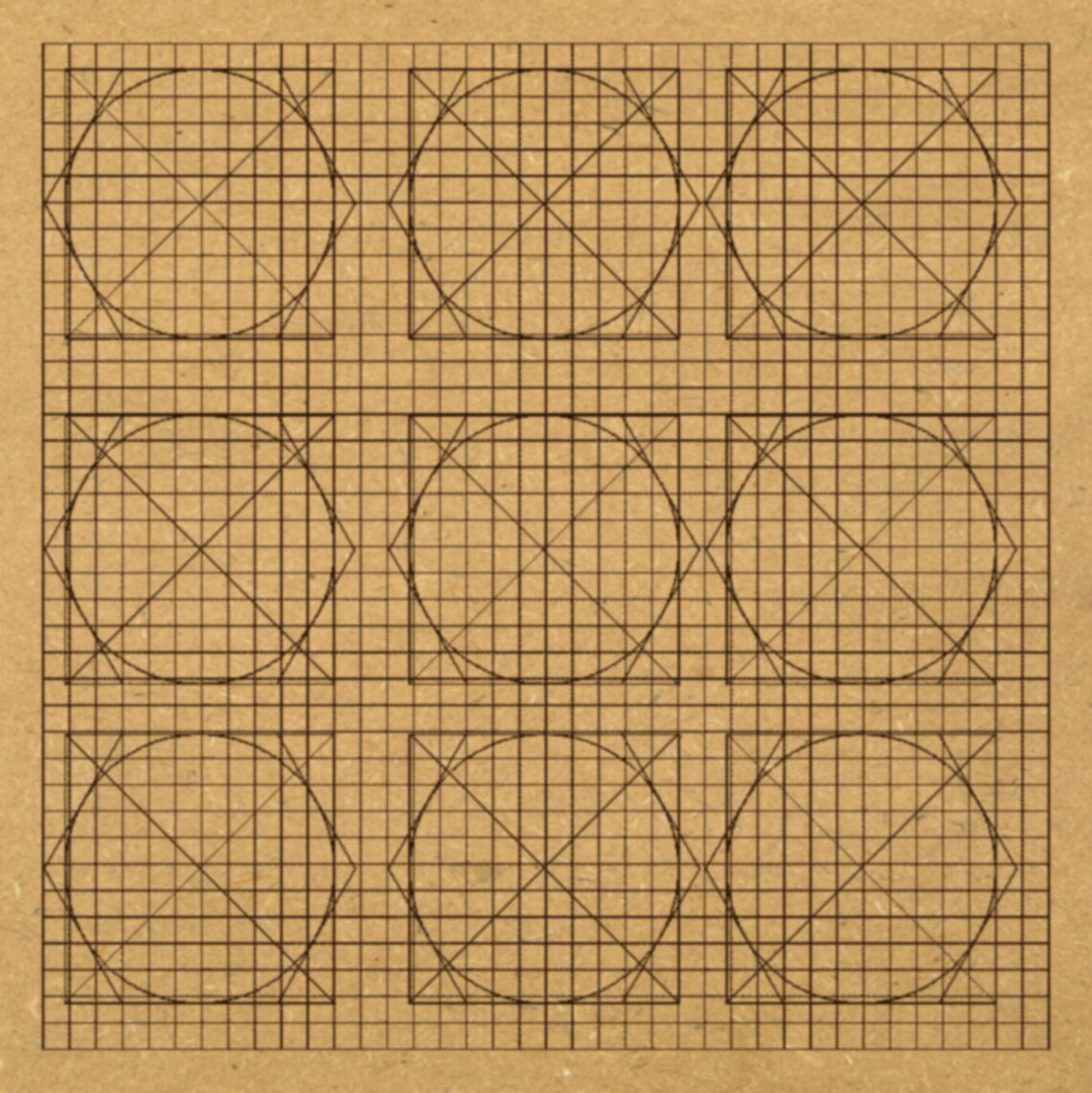 Lightburn Coaster Template Set | Circle Coasters | Square Coasters ...