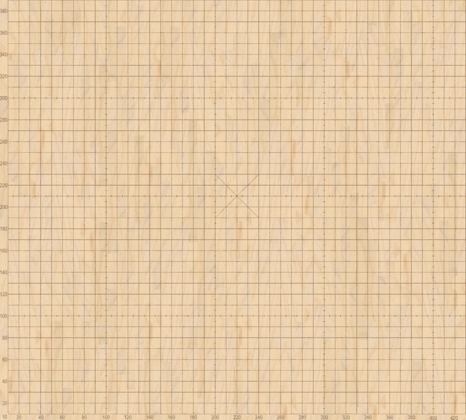 Lightburn Laser Grid Set for Xtool D1 | 432mm X 406mm | 17" X 16 ...