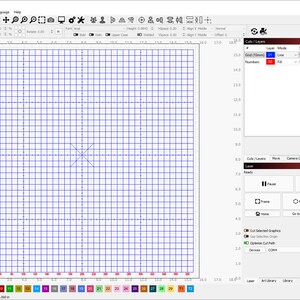 Lightburn Laser Grid Set for Ortur Laser Master | 400mm X 400mm | 15" X ...