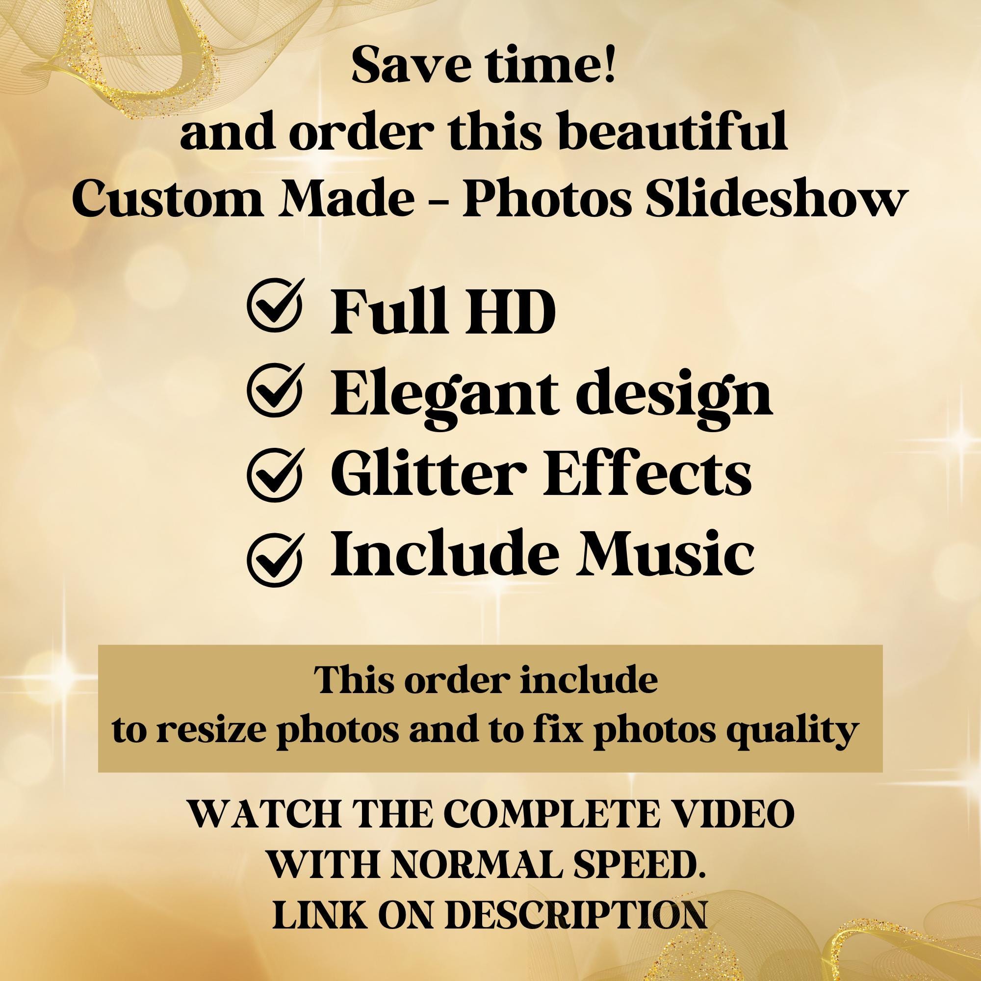 Photo Slideshow Quinceanera, Digital Photo Slideshow, Custom Video ...