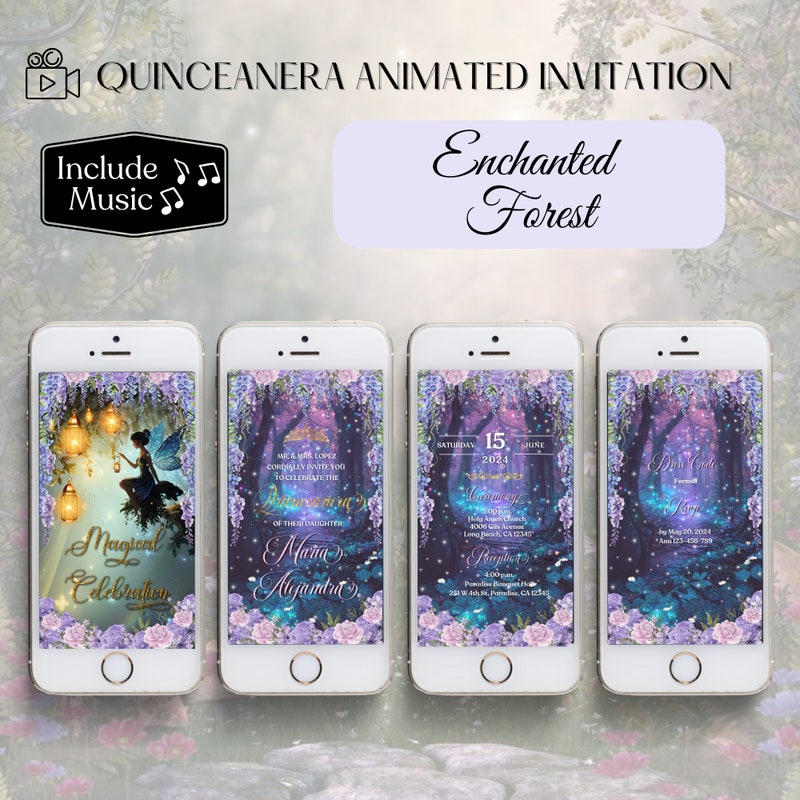 Enchanted Forest Template - Etsy