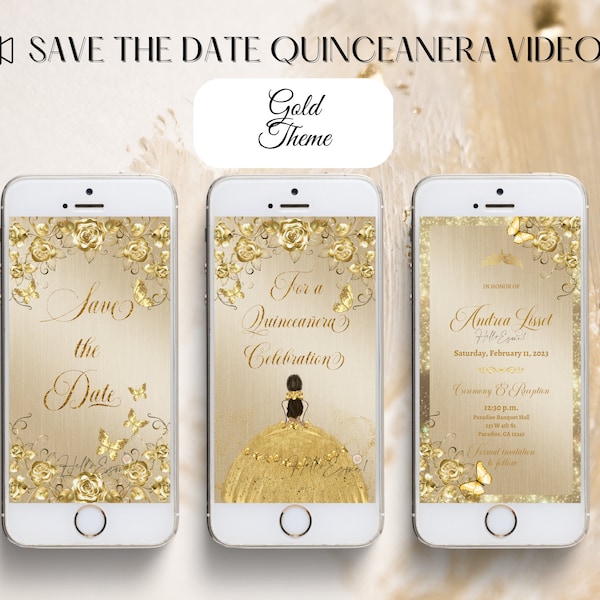 Quinceanera Save the Date - Etsy