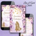 Tangled Quinceanera Invitation, Lilac and Gold, Quince Invitations ...