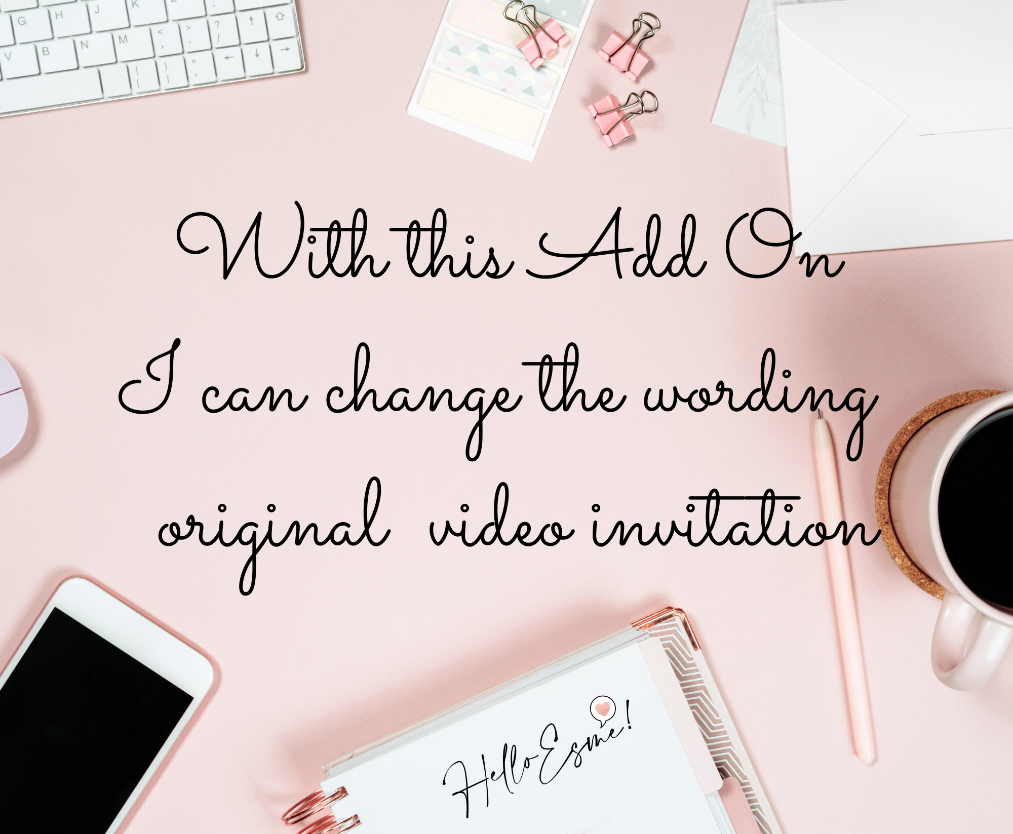 ADD ON, Change Wording of the Quinceanera Video Invitation. Mis Quince ...