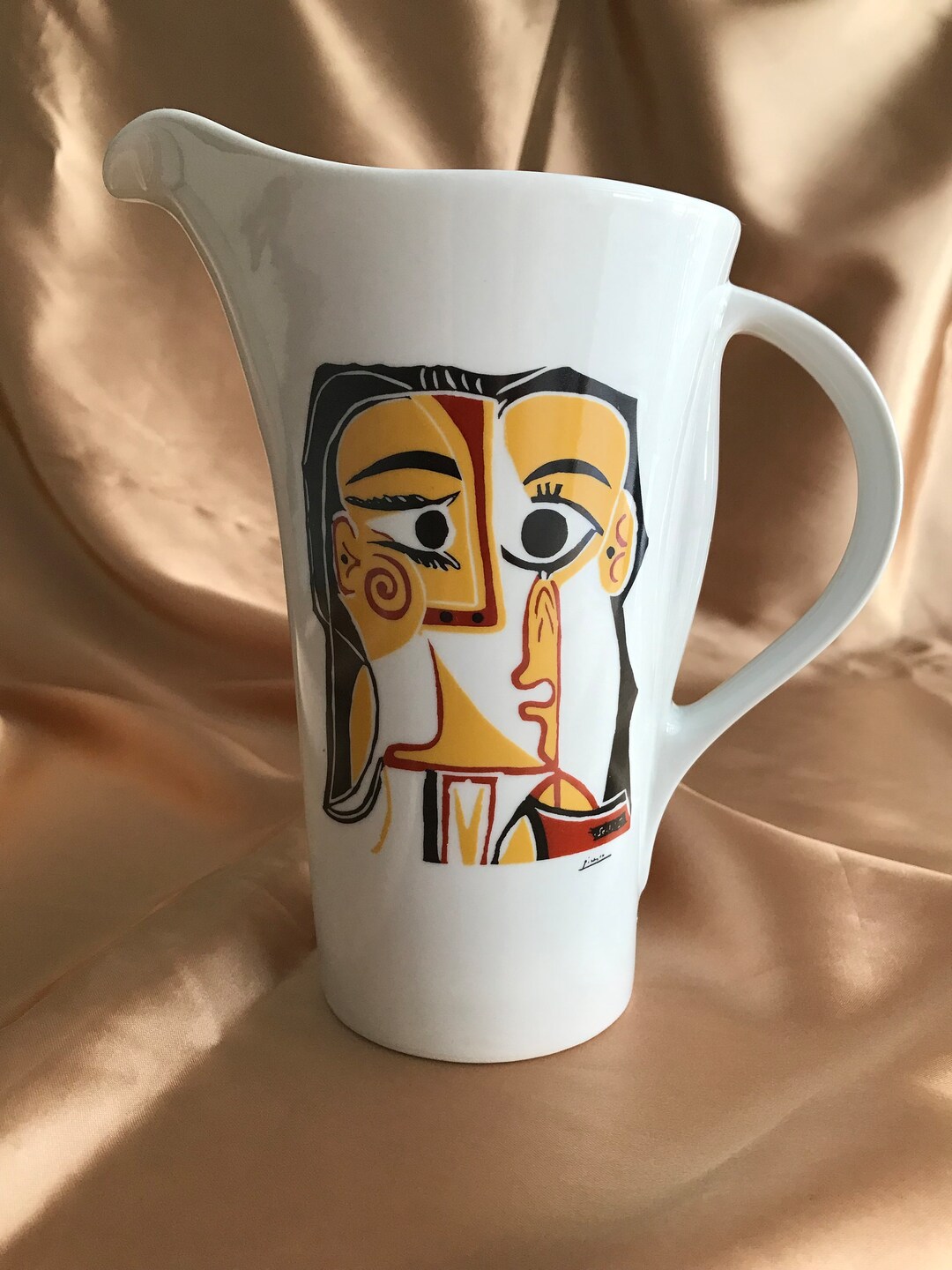 Water Jug, Porcelain Picasso Pattern - Manifactured MMI by Tognana ...