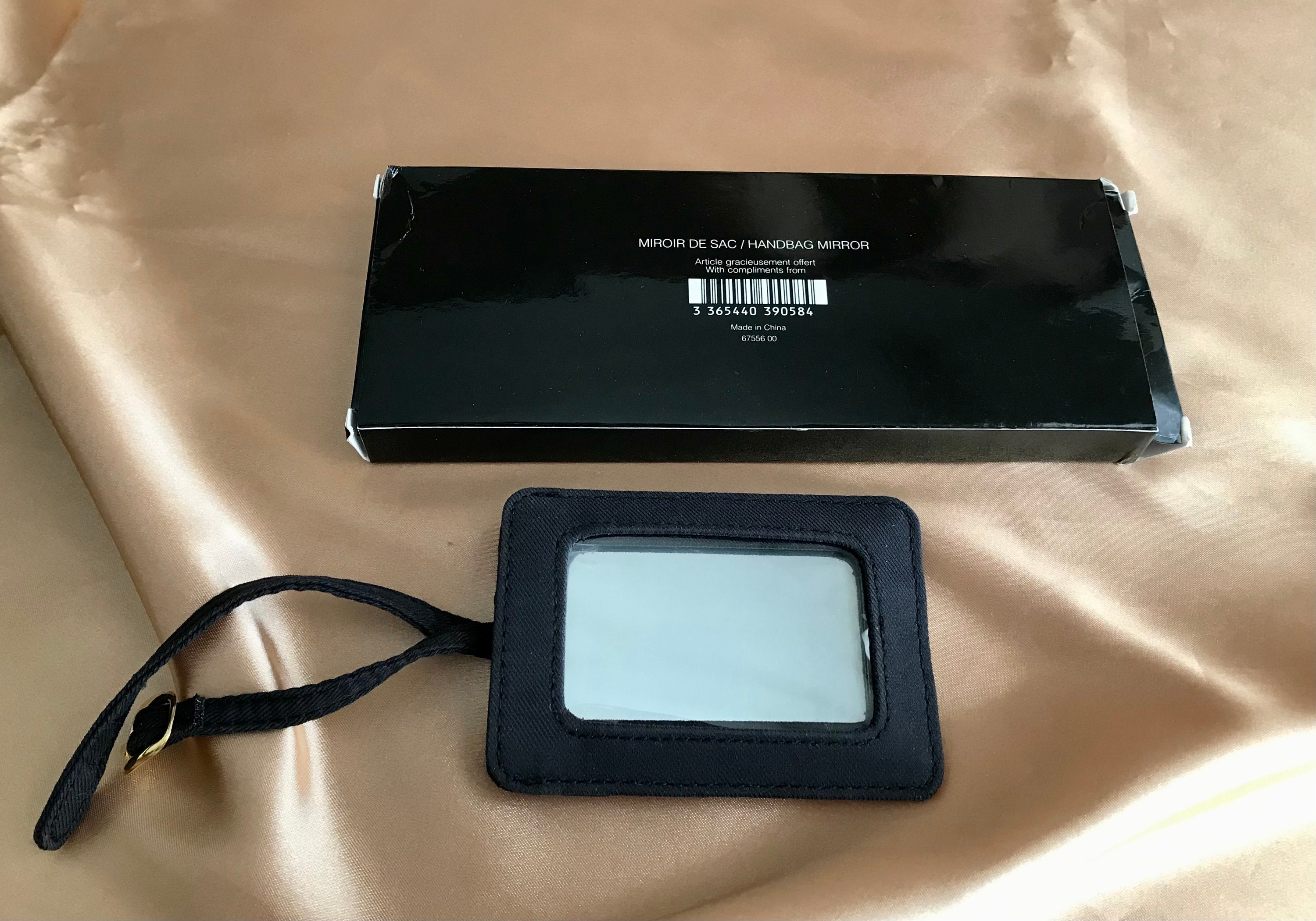 Yves Saint Laurent Bag Mirror Logo YSL Gold Vintage Authentic - Etsy